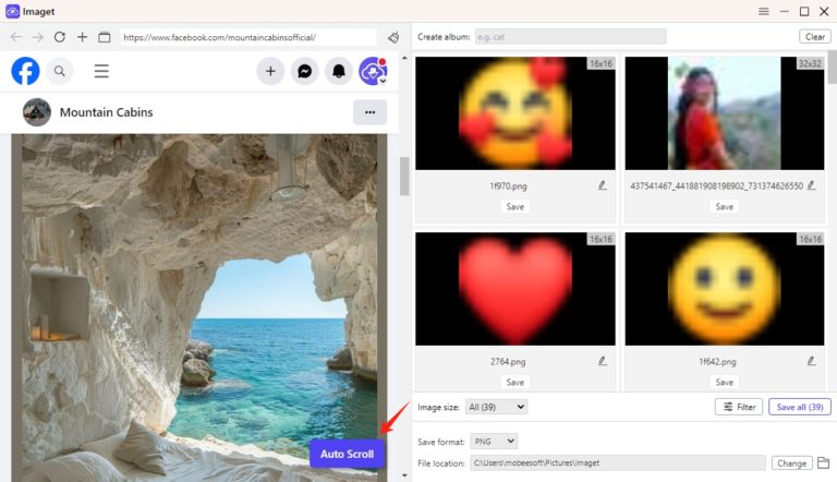 [Baixe em um clique] Melhor Facebook Métodos de download de fotos - Imaget