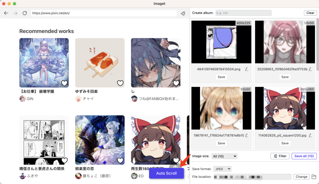 How to Download Images and GIFs from Pixiv with Imaget Pixiv Batch Downloader? - Imaget