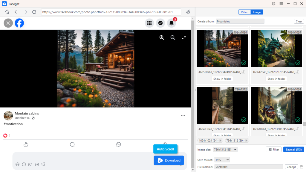[Download in One-click] Best Facebook Photo Download Methods - Imaget