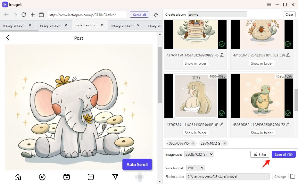 Como usar o Inflact Instagram Downloader para baixar fotos e perfil ...