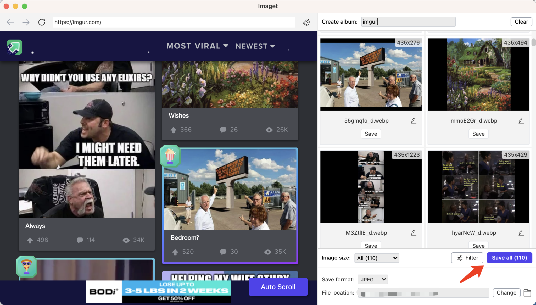 ¿Cómo descargar todas las imágenes, GIF y álbumes de Imgur? - Imaget