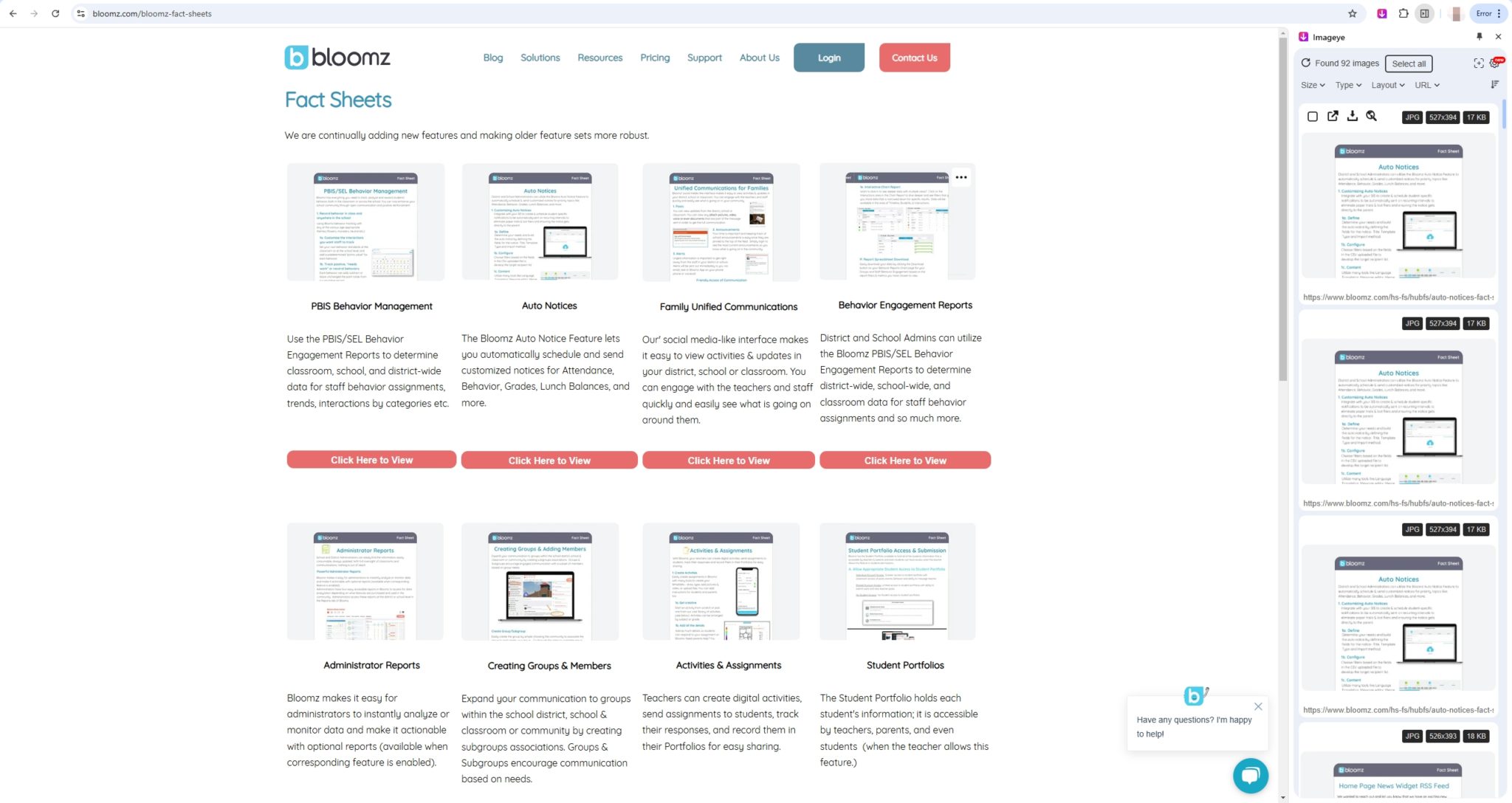 How to Download Pictures from Bloomz? - Imaget