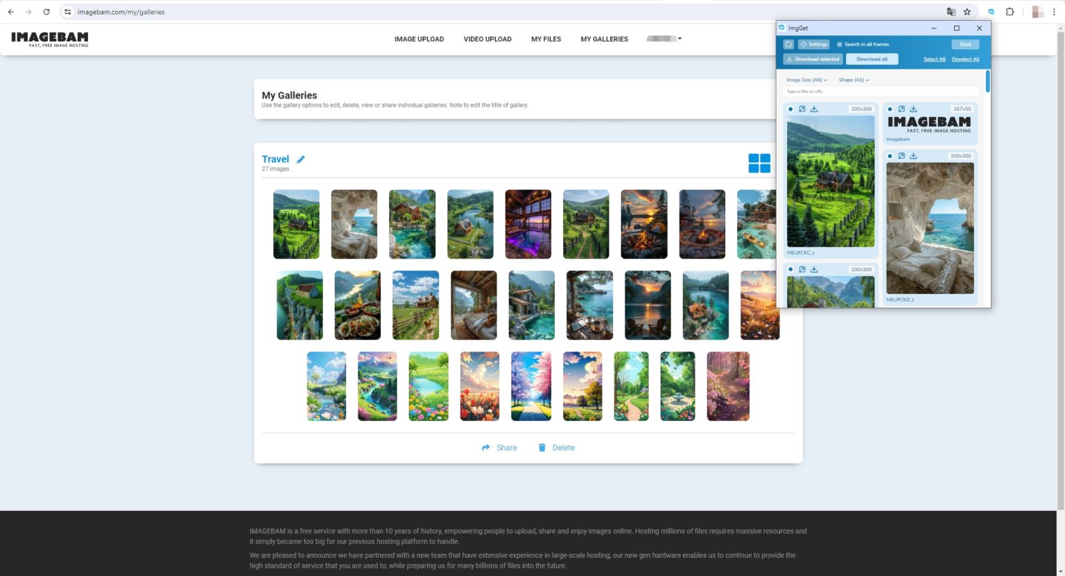 如何从 ImageBam 下载图像？ - Imaget