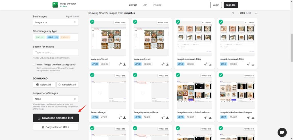 How to Extract Images from Website or URL? - Imaget