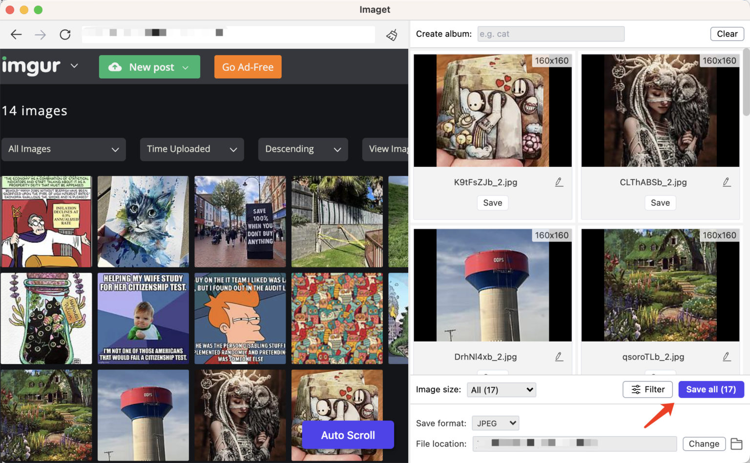 如何从 Imgur 下载所有图像、GIF 和专辑？- Imaget