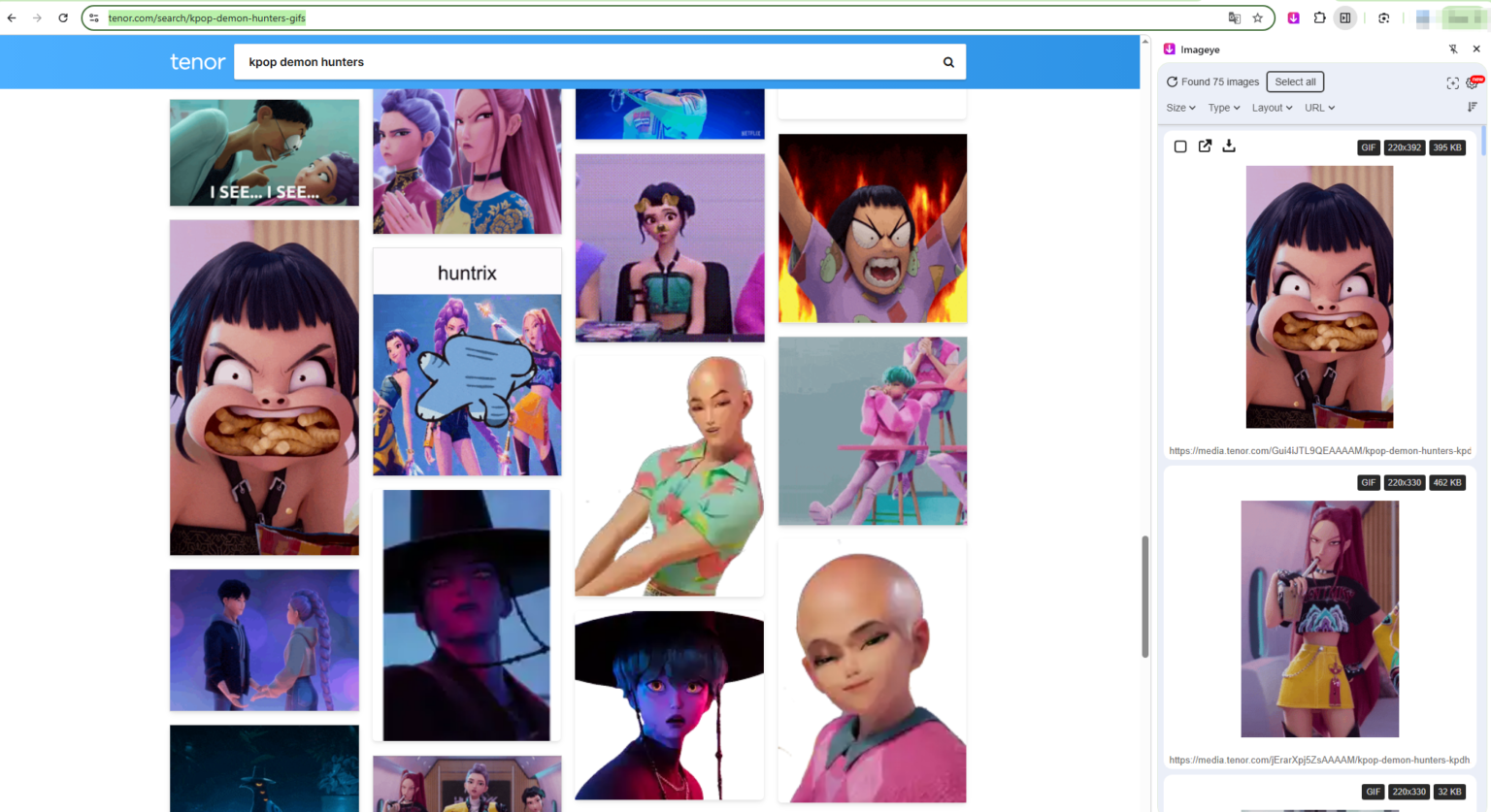 How to Find and Download K-pop Demon Hunters GIFs? - Imaget