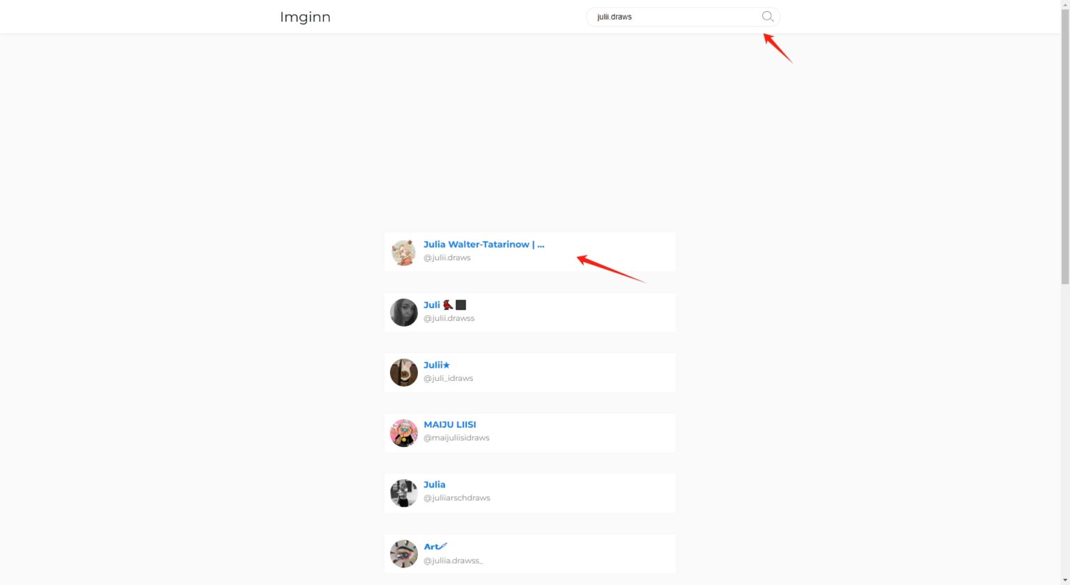 Como usar o Imginn para visualizar perfis do Instagram e baixar imagens ...