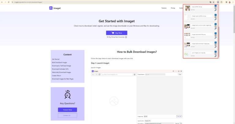 How to Extract Images from Website or URL? - Imaget