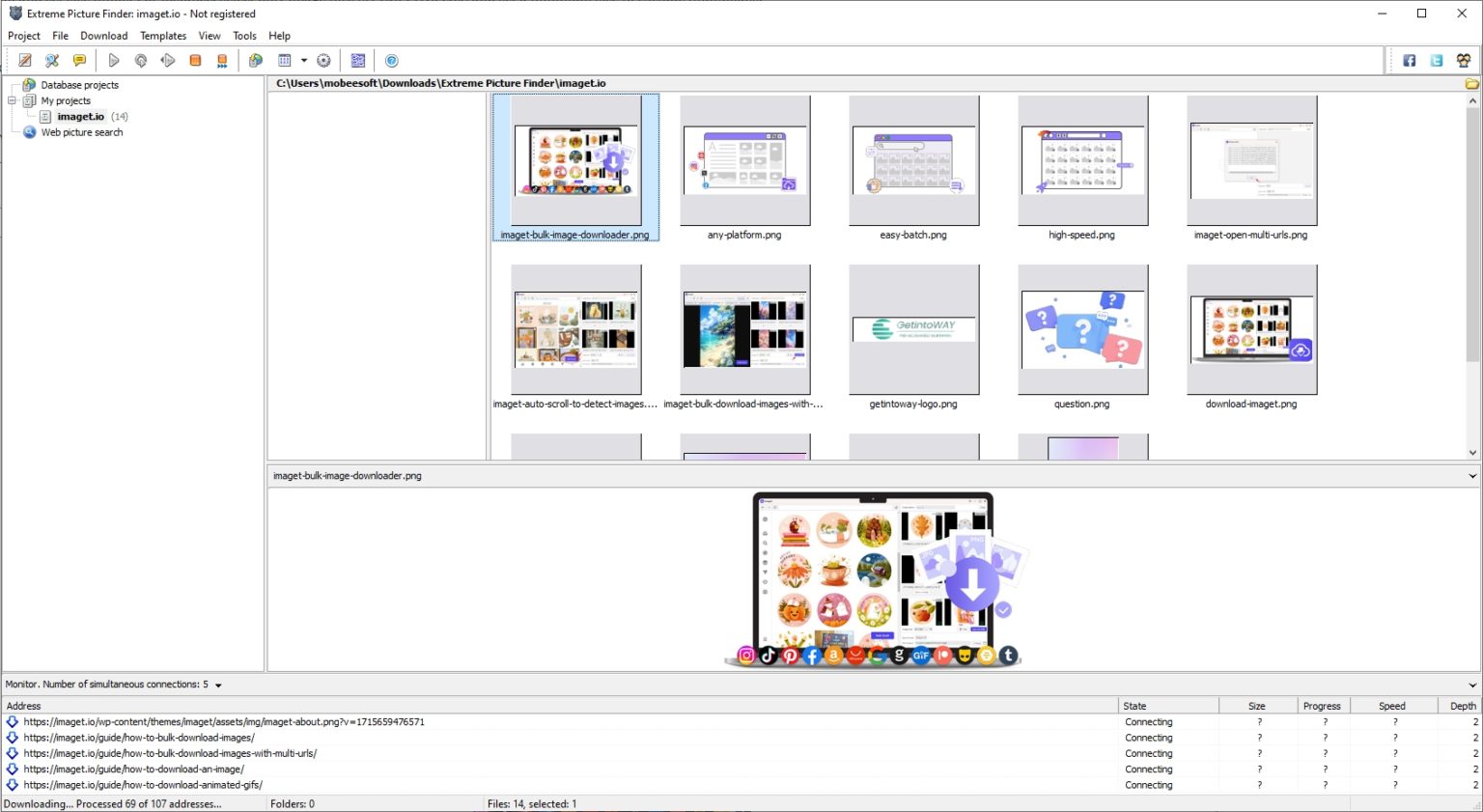 Extreme Picture Finder Overview: How to Download Images from a Website ...