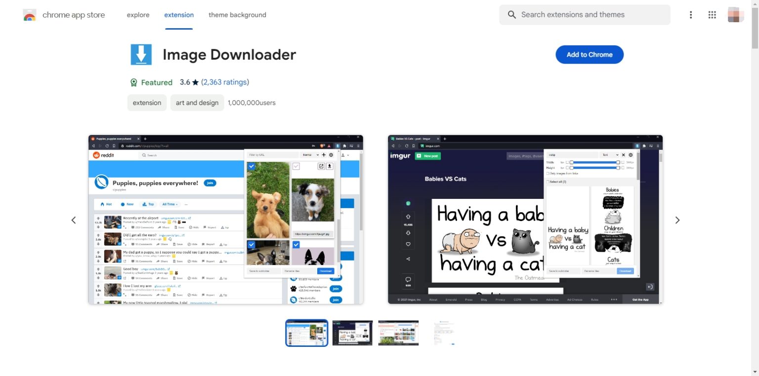 Best Extensions to Download All Images From Websites - Imaget