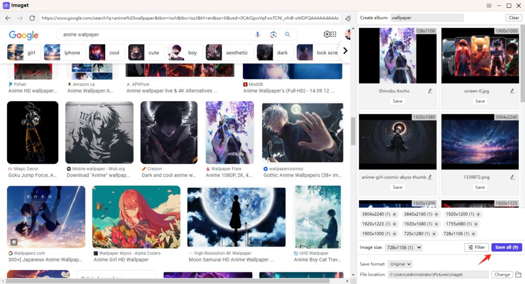 How to Download Images from Google? - Imaget
