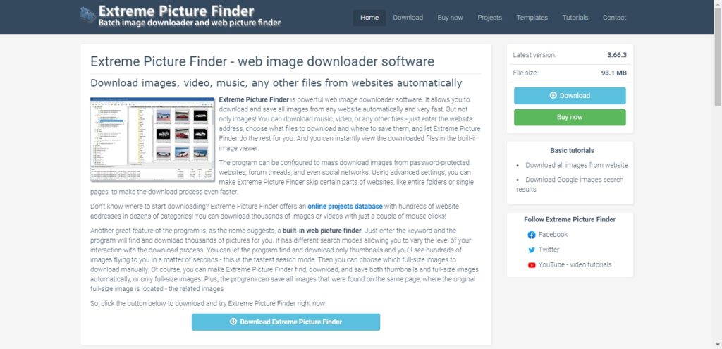 Extreme Picture Finder Overview: How to Download Images from a Website ...