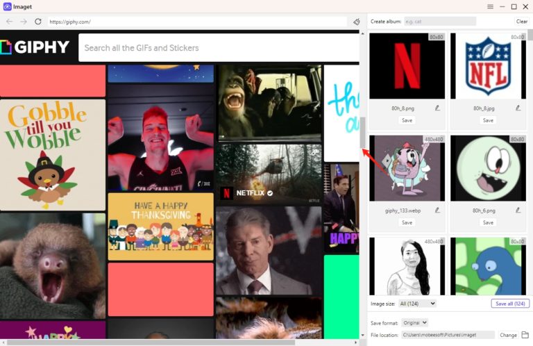Giphy에서 GIF를 다운로드하는 방법은 무엇입니까? - Imaget