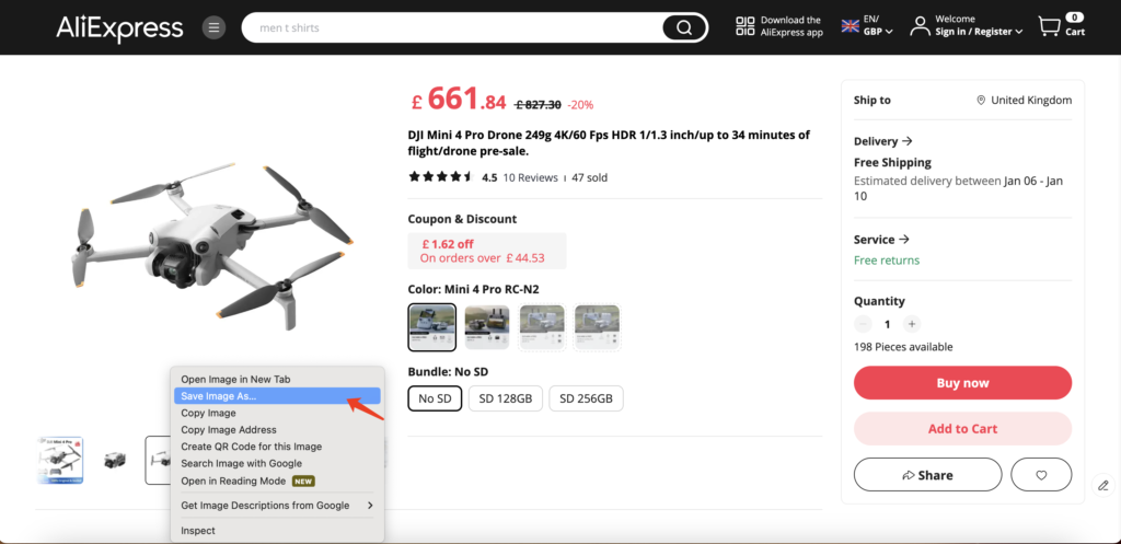 How to Download Aliexpress Images? - Imaget