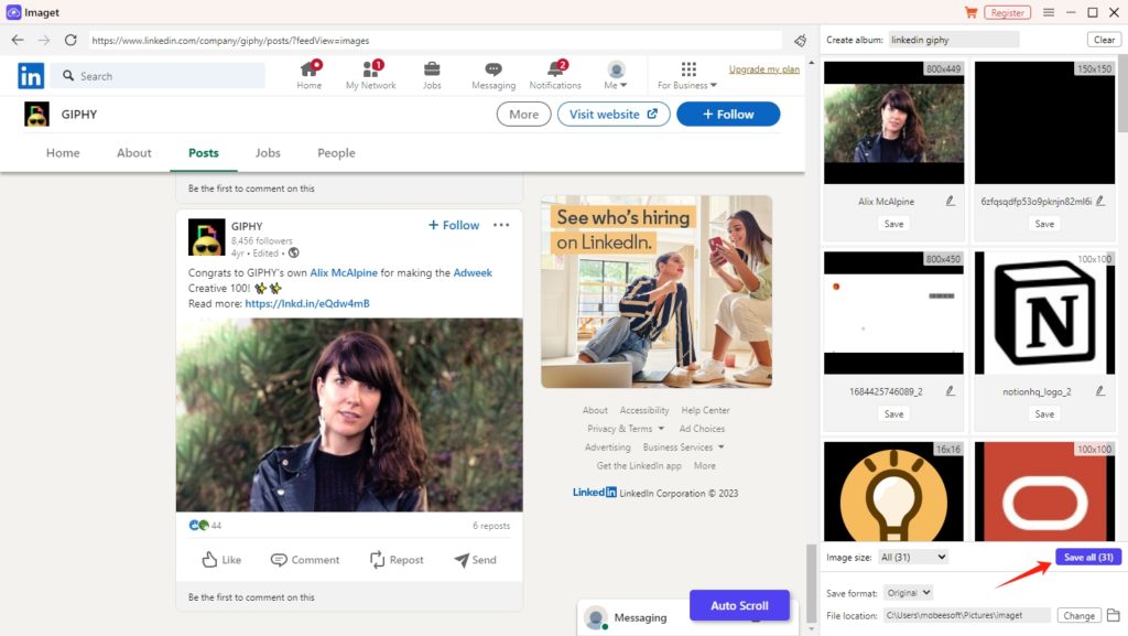 How to Download Linkedin Profile Pictures? - Imaget
