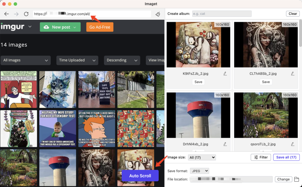 How to Download All Images, GIFs and Album from Imgur? - Imaget