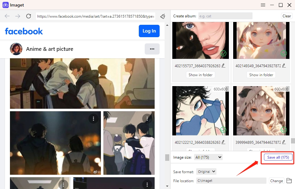 [Download in One-click] 2024 Best Facebook Photo Download Methods - Imaget