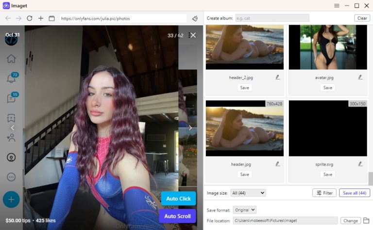 How do You Save Julia Pic's Pictures from OnlyFans? - Imaget