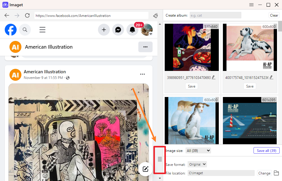 [Download in One-click] 2024 Best Facebook Photo Download Methods - Imaget