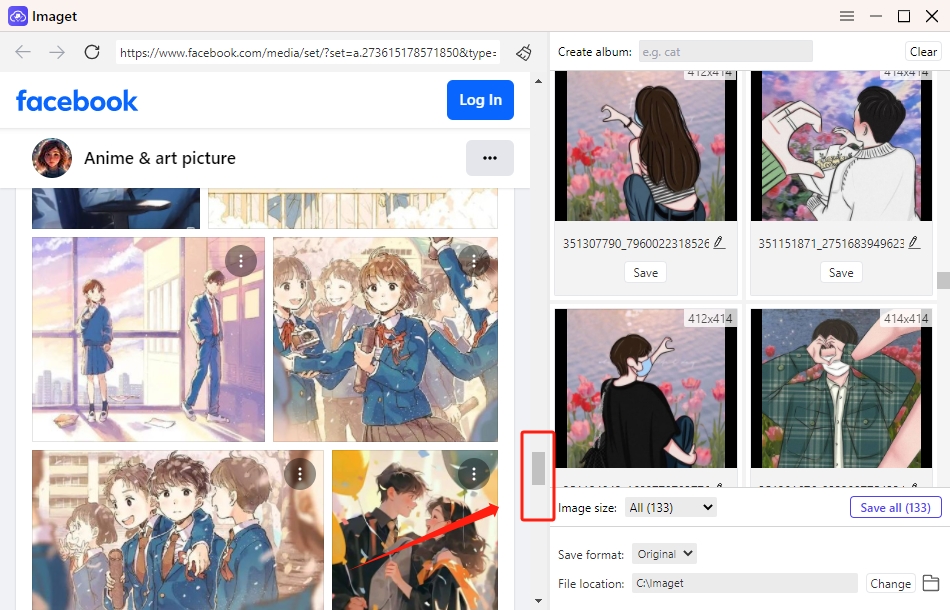 [Download in One-click] 2024 Best Facebook Photo Download Methods - Imaget