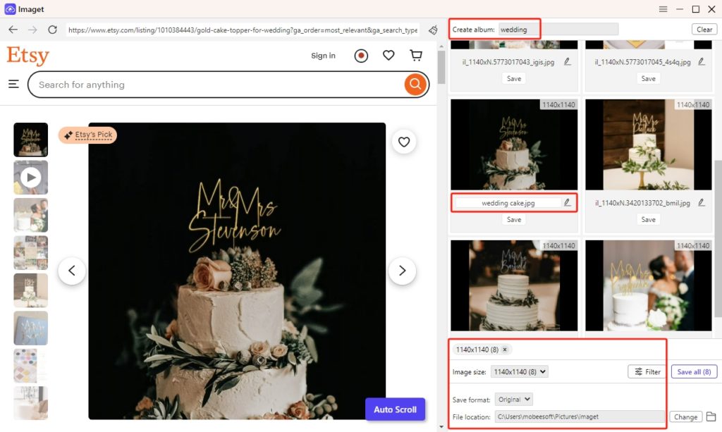 How to Download Images from Etsy? - Imaget